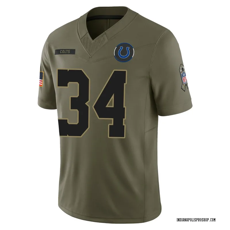 Olive Men's David Long Jr. Indianapolis Colts Limited Sr. 2025 Salute ...